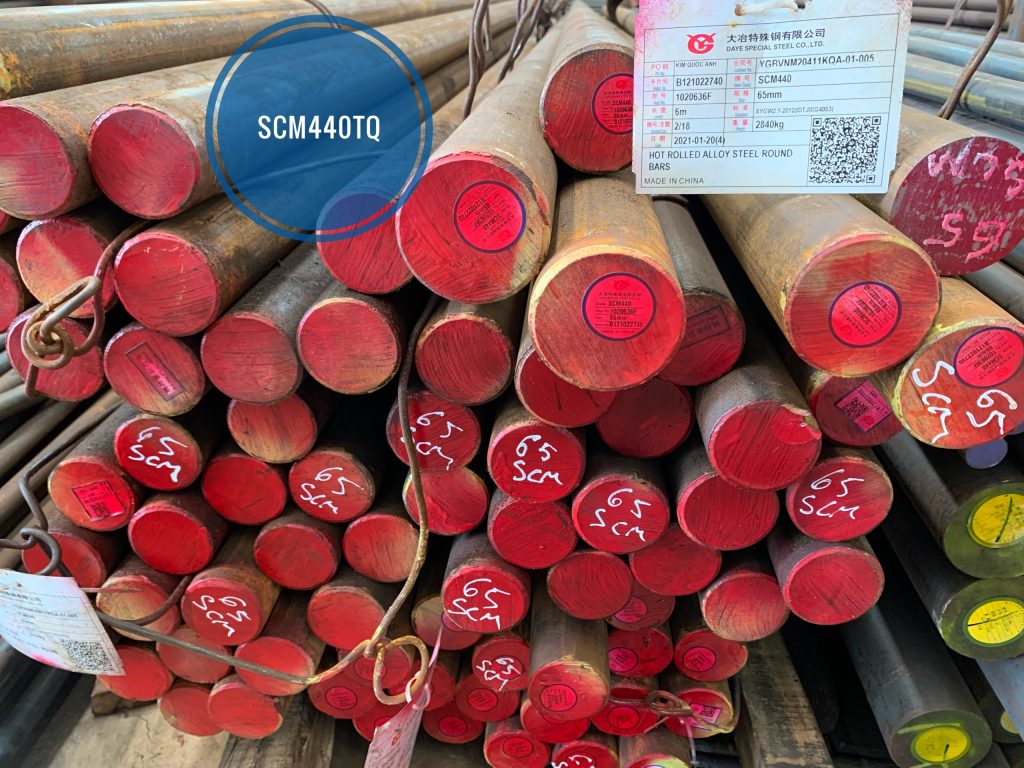 THÉP TRÒN HỢP KIM CRÔM - MÔLIPDEN - SCM440 - Thép Chế Tạo Kim Quốc Anh